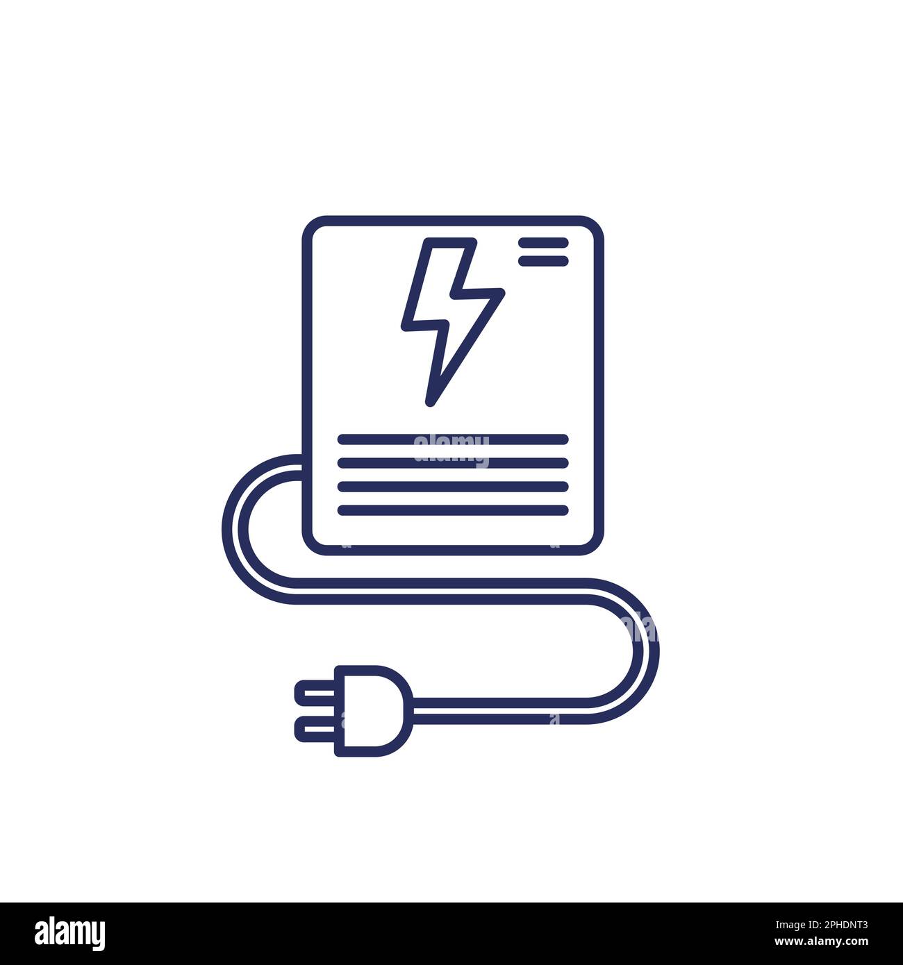 UPS, an uninterruptible power supply line icon Stock Vector Image & Art ...