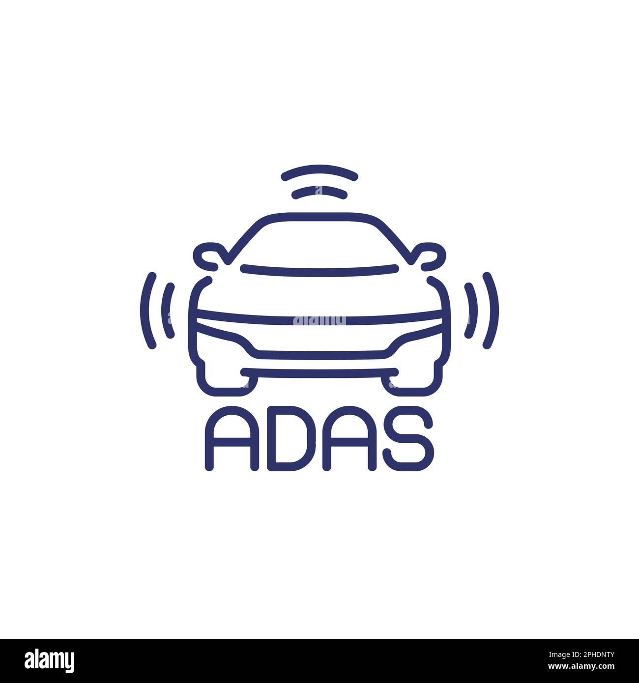 Advanced driver-assistance system icon, line Stock Vector Image & Art ... Advanced driver-assistance system icon, line Stock Vector Image & Art ...