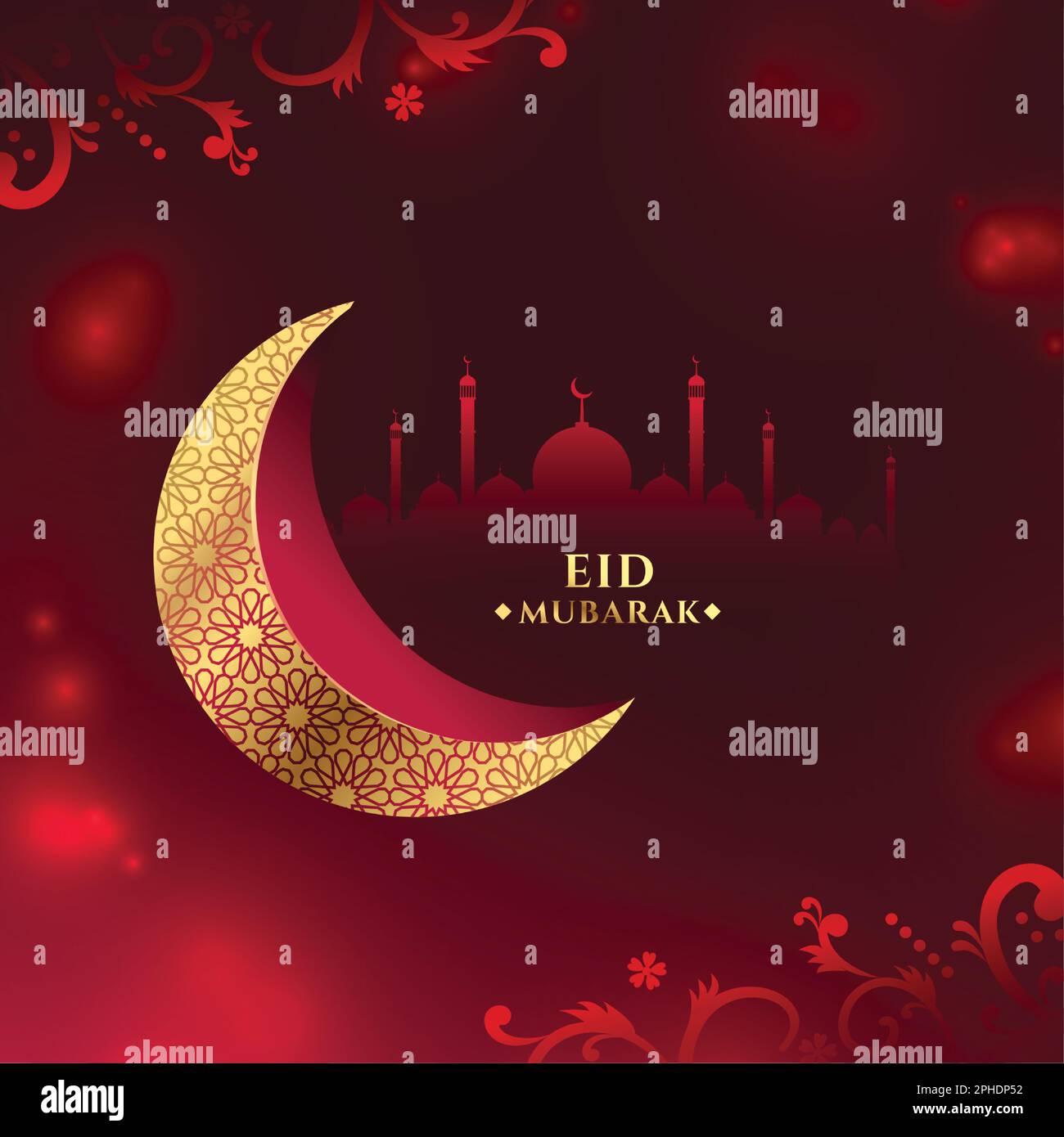 Realistic crescent Stock Vector Images - Alamy