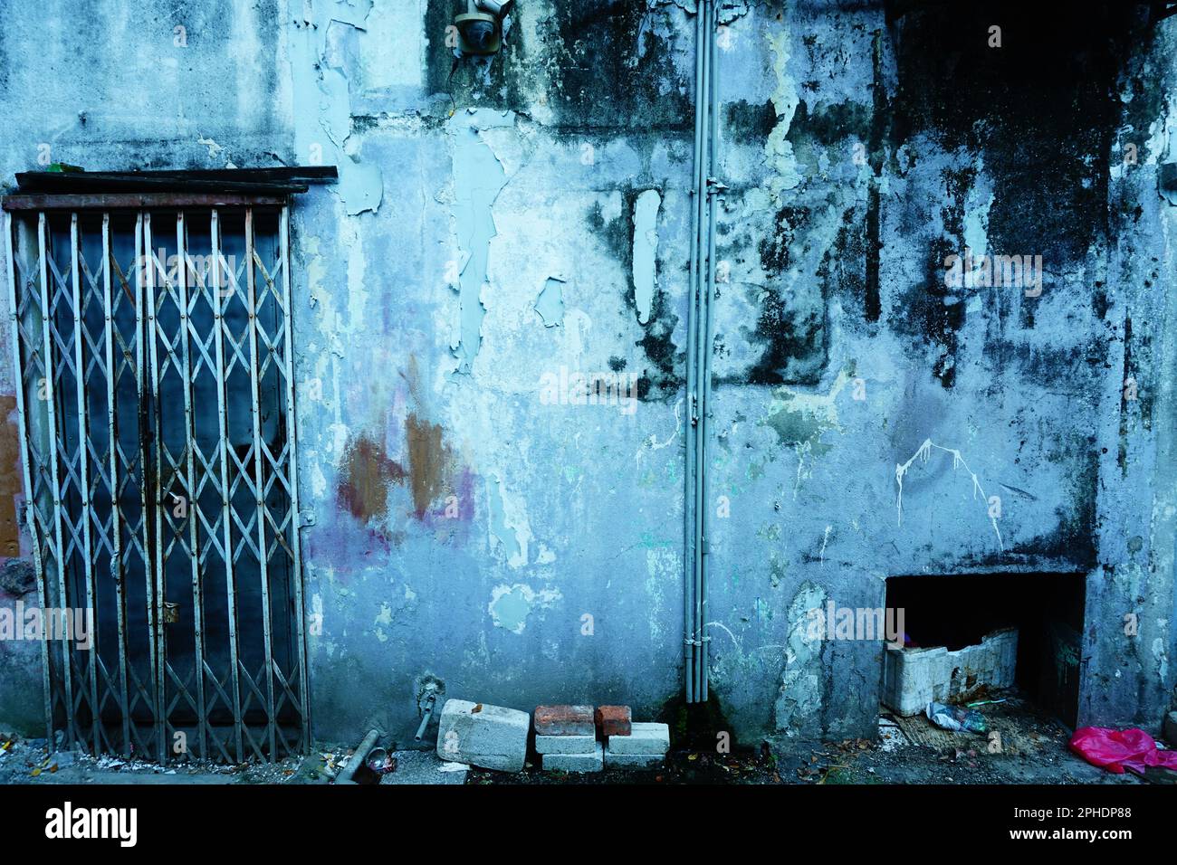 view of a detail in a street of penang Stock Photo - Alamy