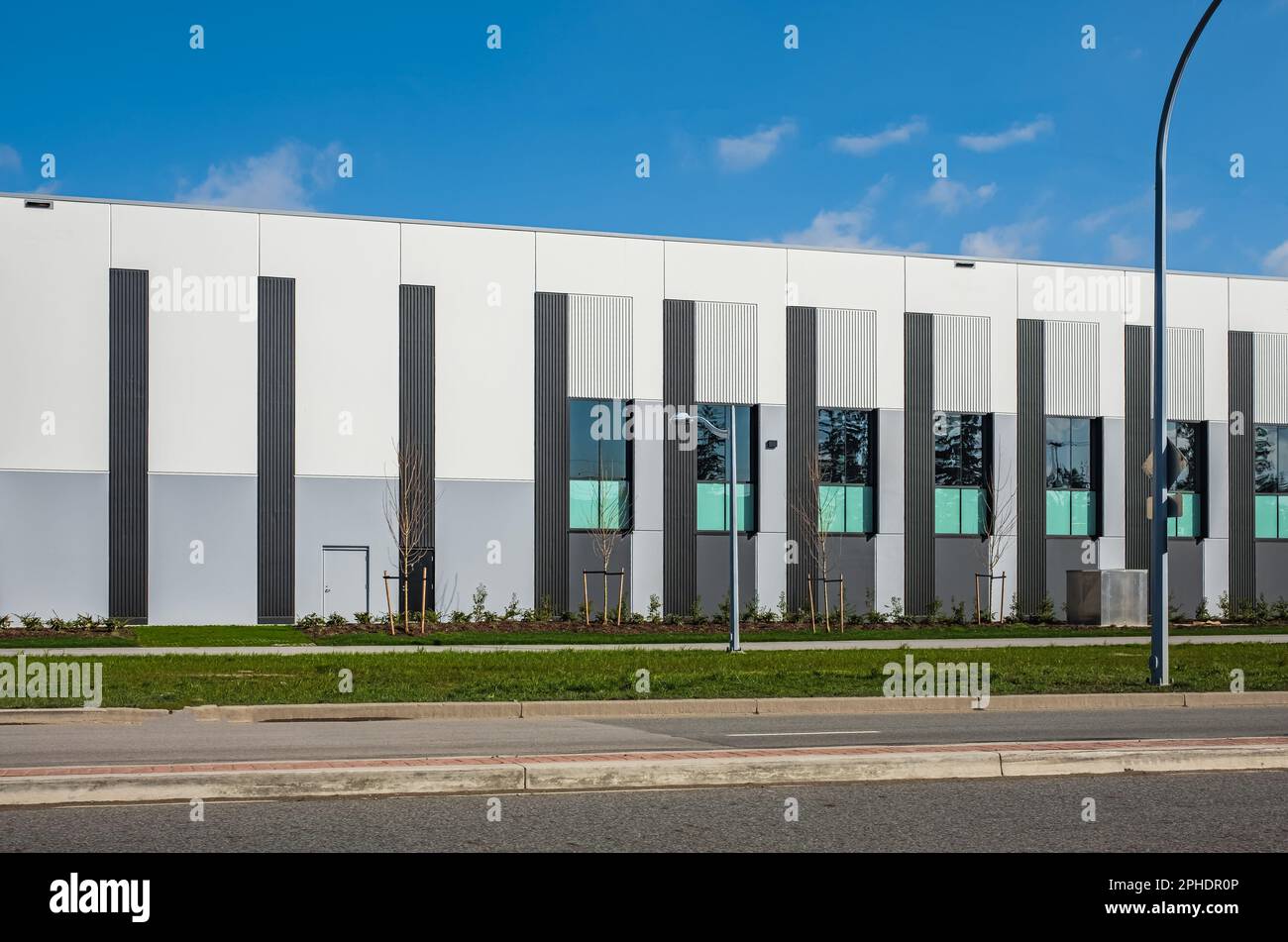 Commerce and Industry new modern building. Industry state. Architecture ...