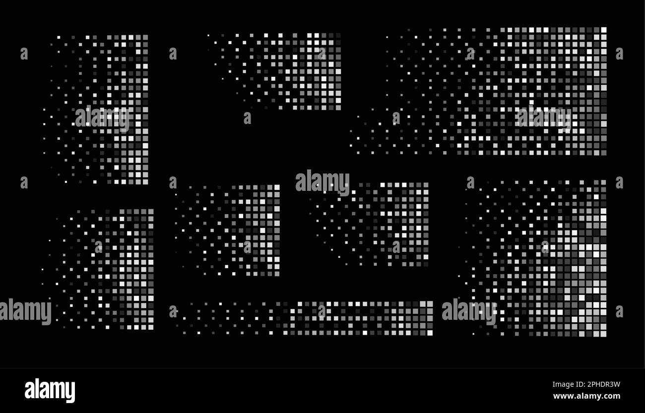 Pixilated gradient hi-res stock photography and images - Alamy