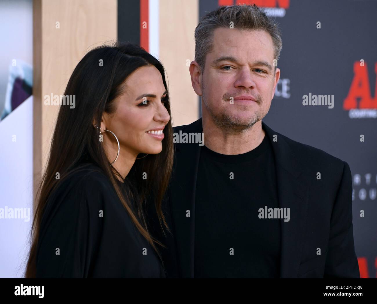 Los Angeles, USA. 27th Mar, 2023. Luciana Barroso & Matt Damon at the ...