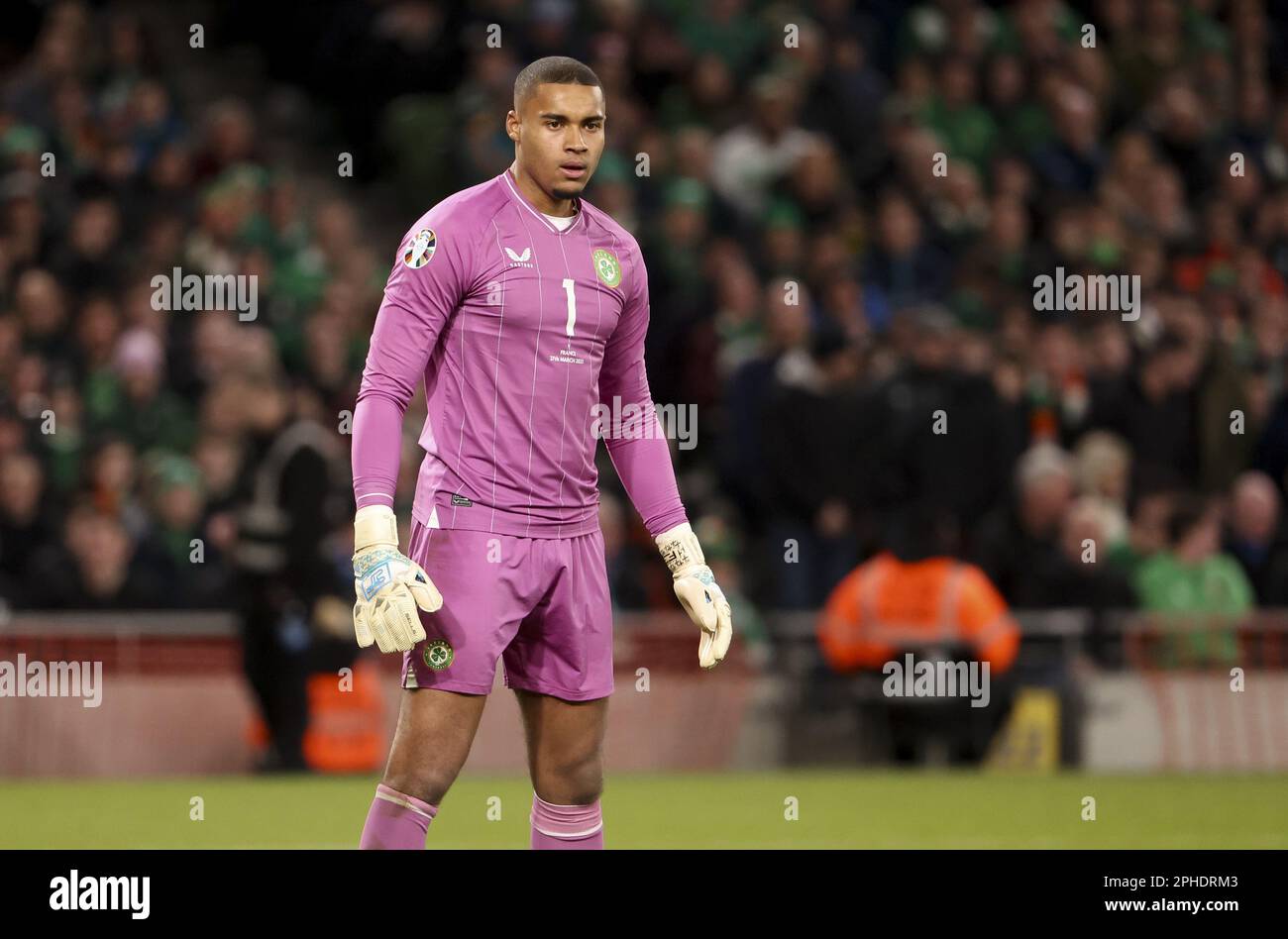 Ireland goalkeeper Gavin Bazunu during the UEFA Euro 2024, European ...