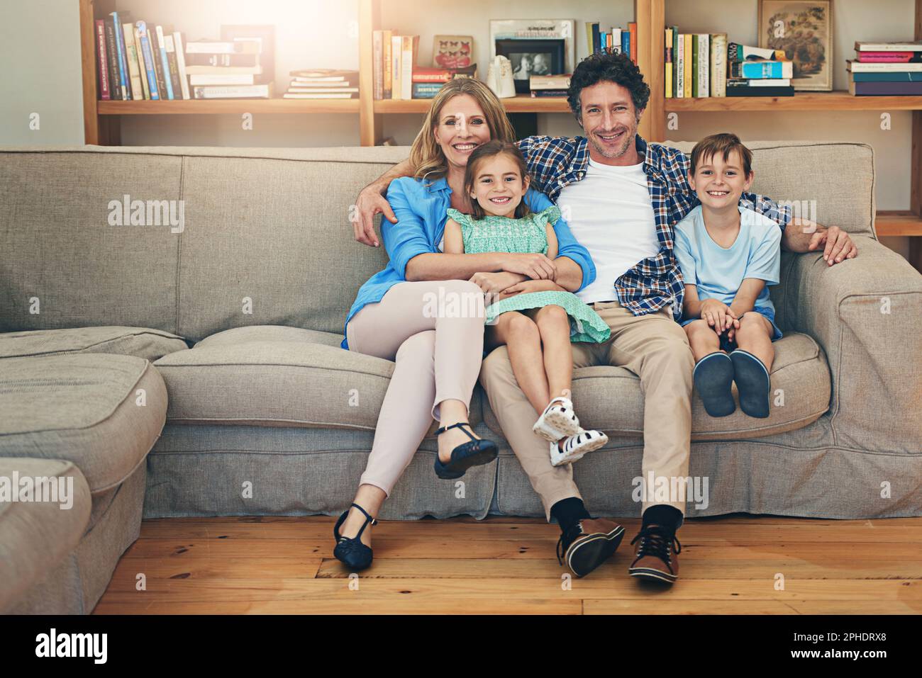 Our time together is meaningful to us. Portrait of a happy family ...