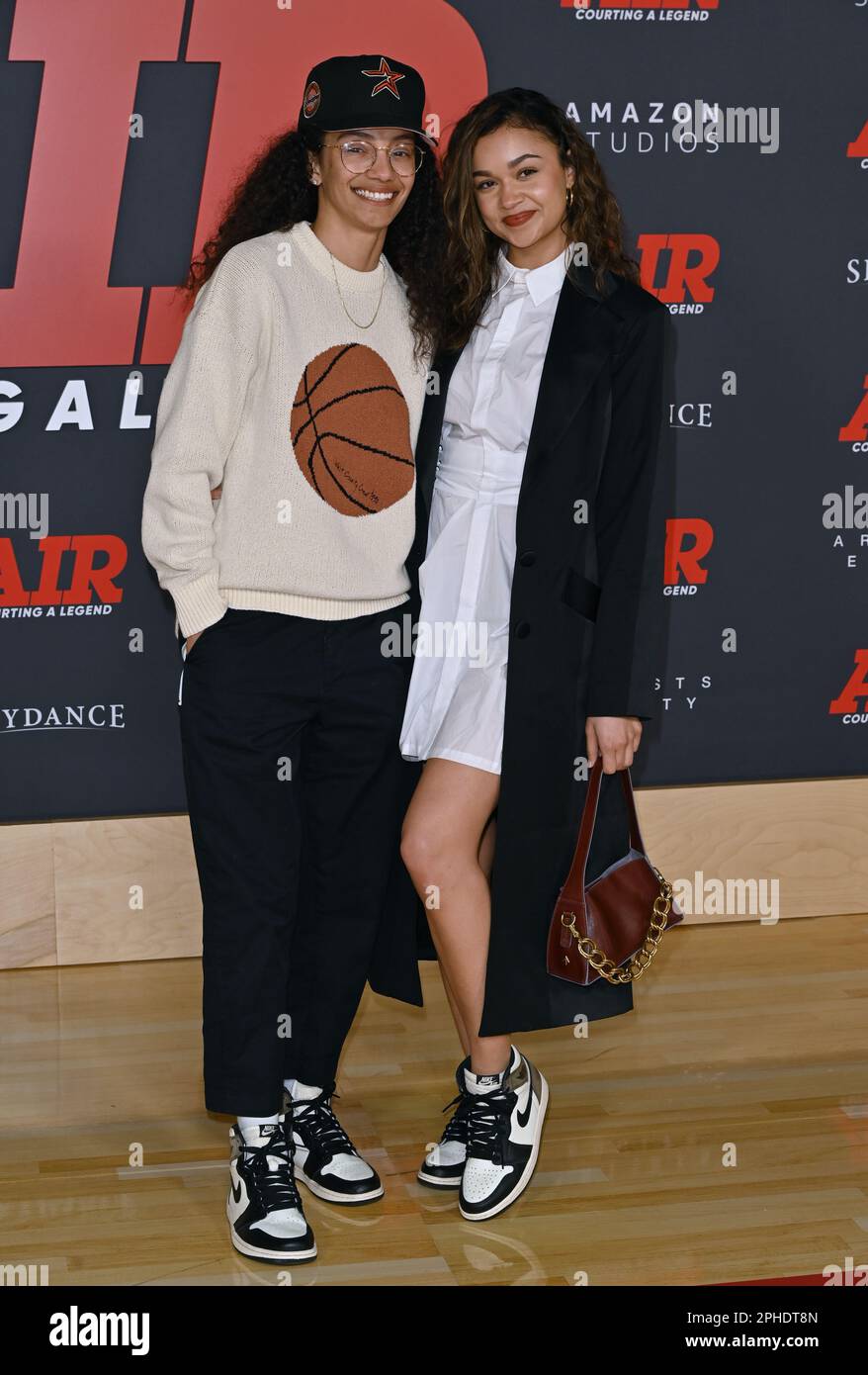 Los Angeles, USA. 27th Mar, 2023. Mariah Linney & Madison Bailey at the ...