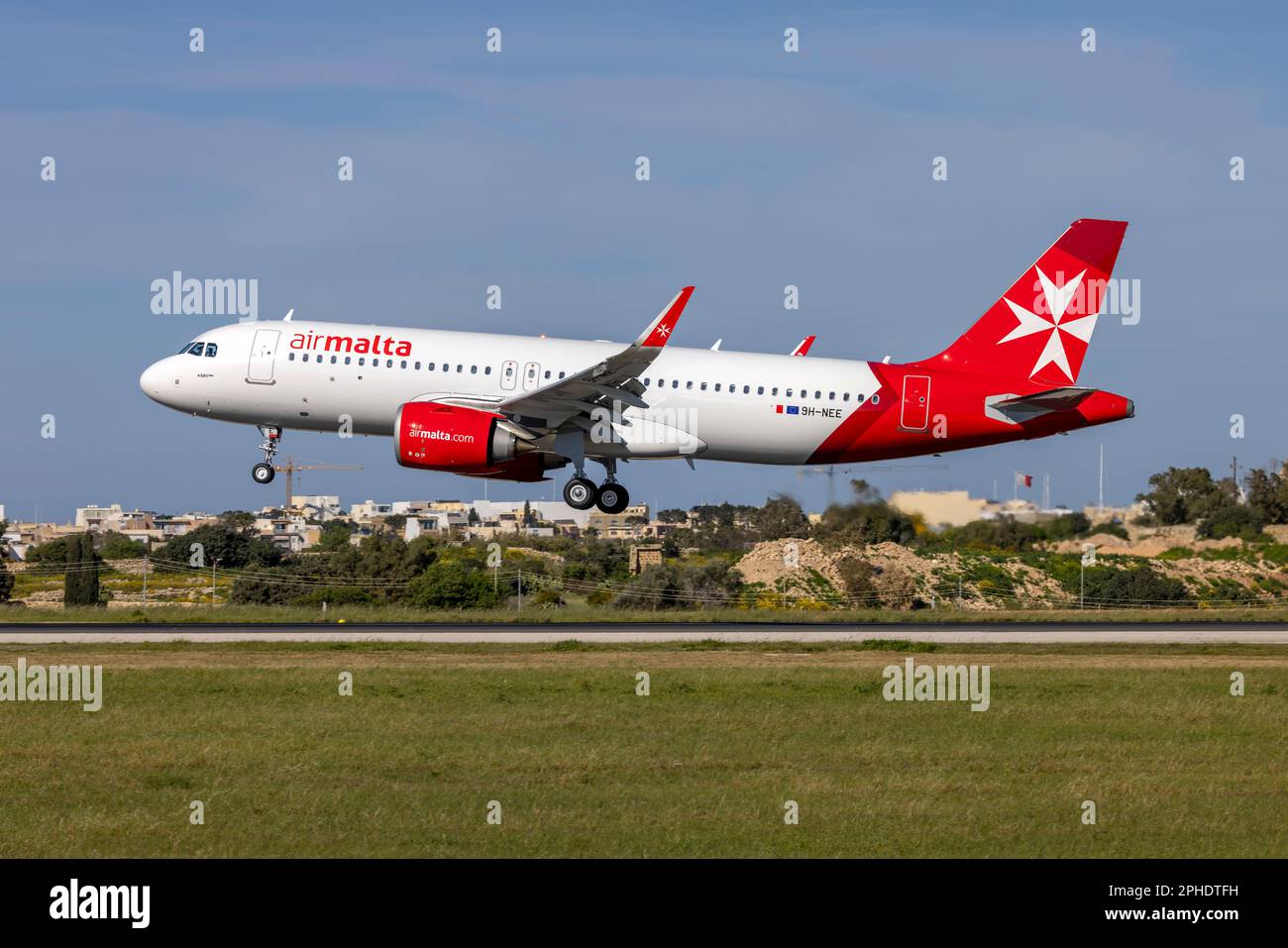 Air Malta Airbus A320-251N (Reg: 9H-NEE) in updated colour scheme ...