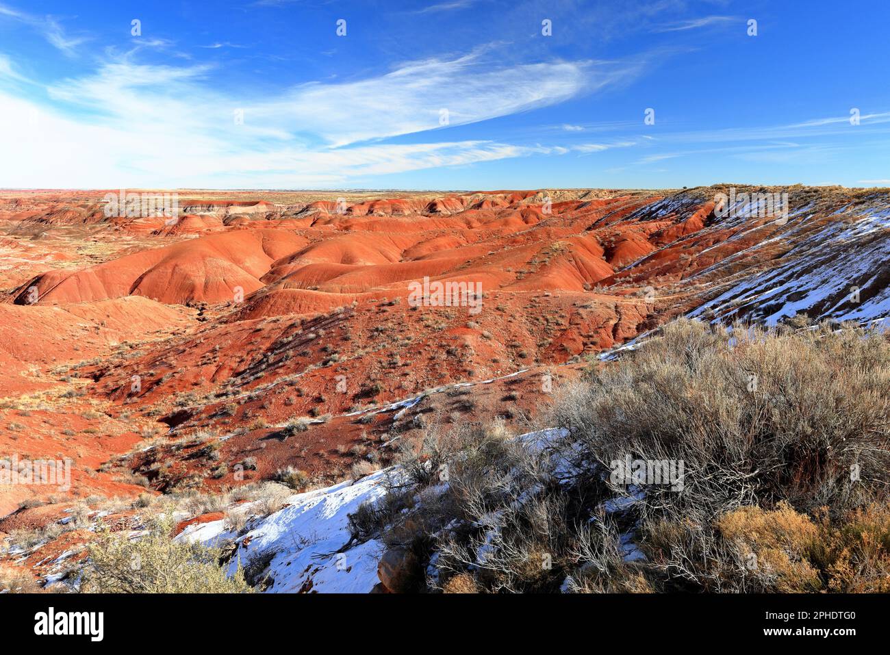 Petrified Forest National Park, a natural attraction place with many ...