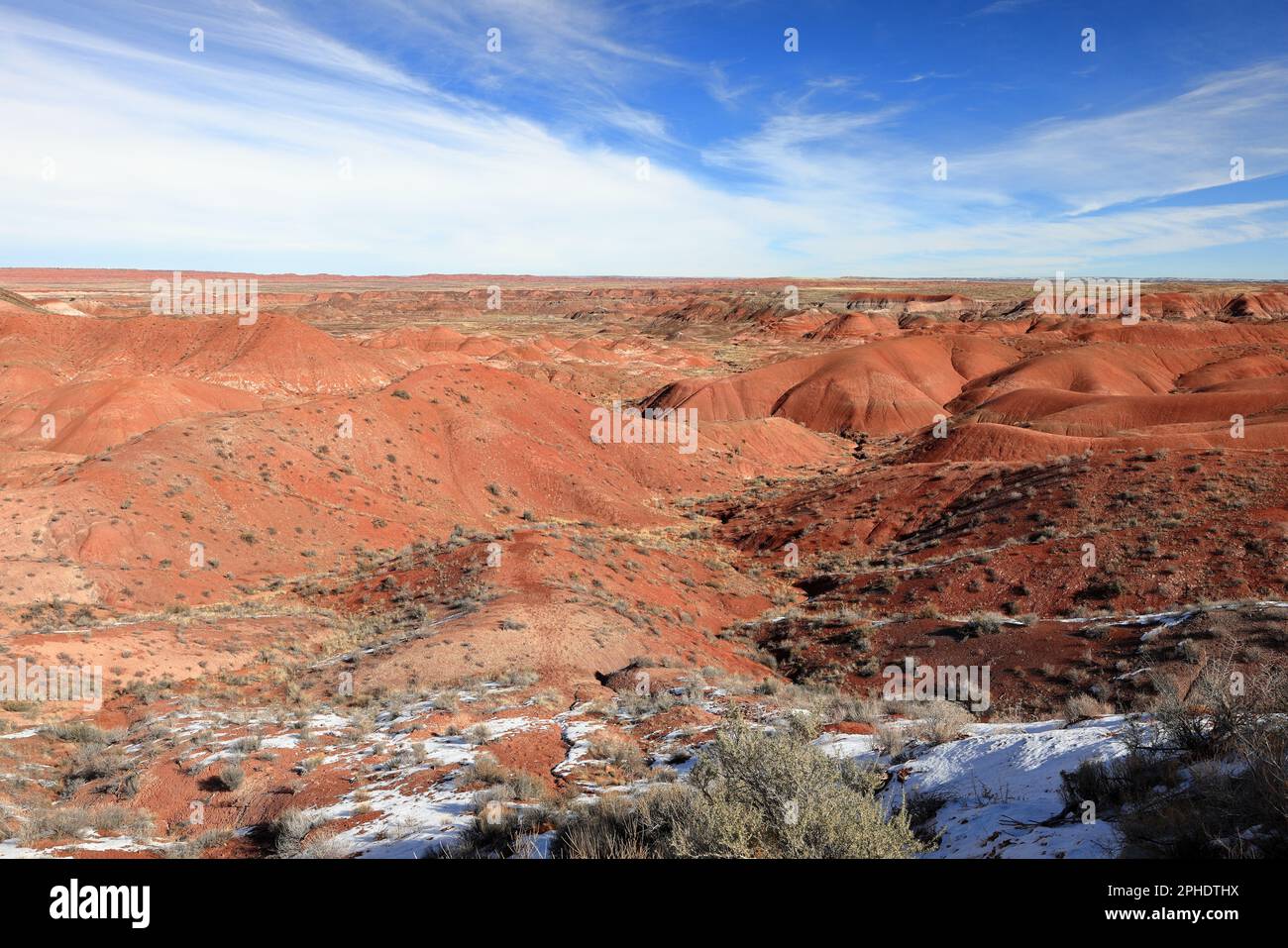 Petrified Forest National Park, a natural attraction place with many ...