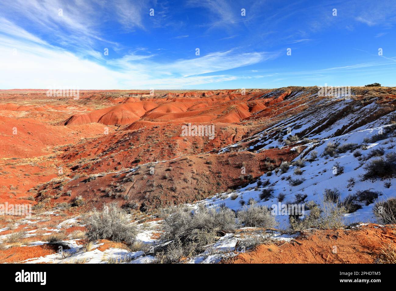 Petrified Forest National Park, a natural attraction place with many ...