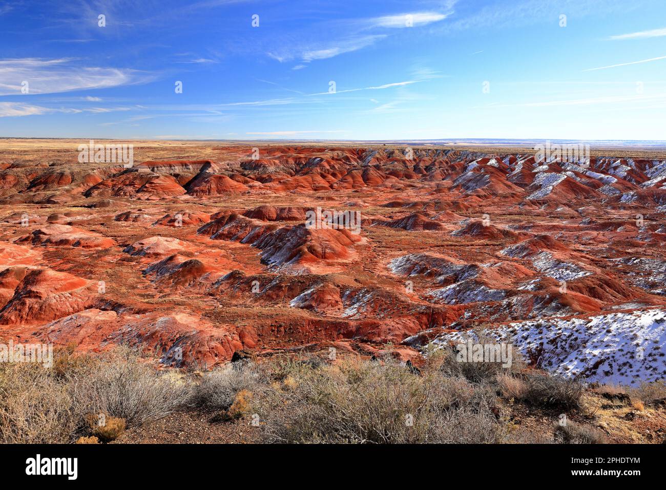 Petrified Forest National Park, a natural attraction place with many ...