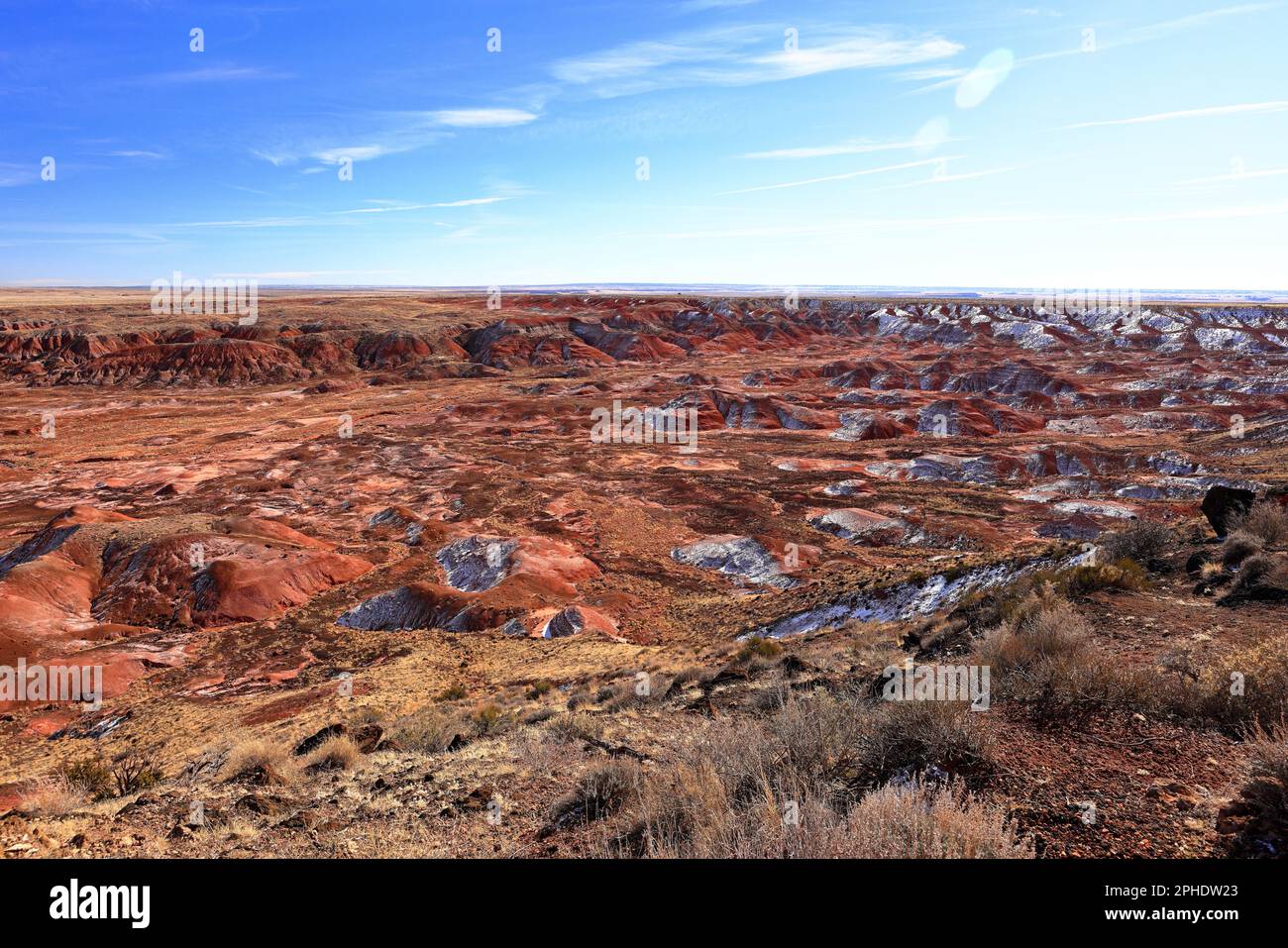 Petrified Forest National Park, a natural attraction place with many ...