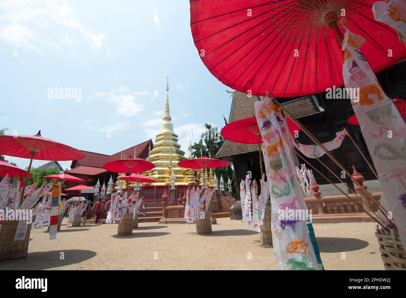 Songkran Festival is celebrated in a traditional New Year's Day, A ...