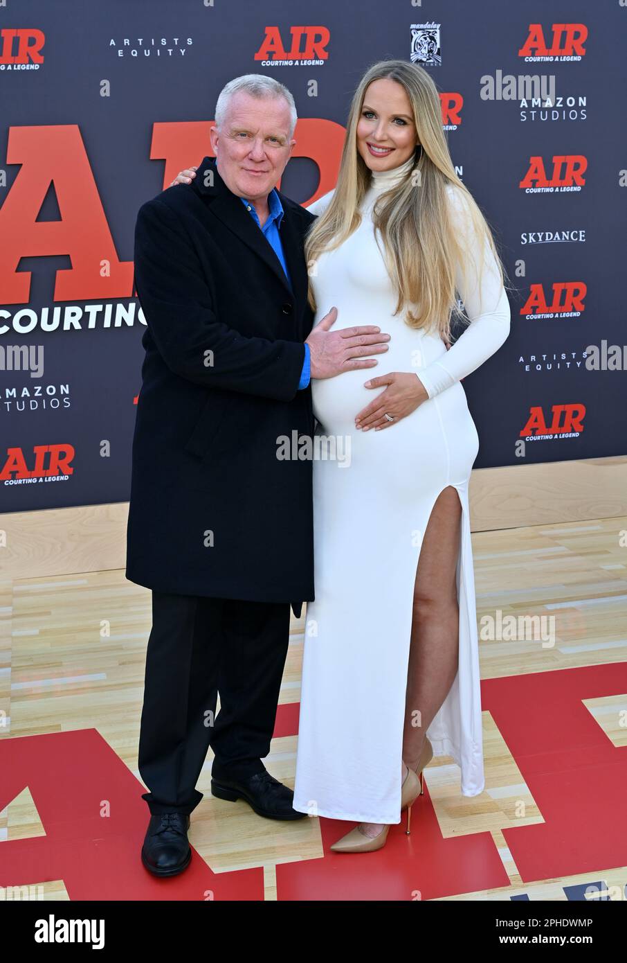 Los Angeles, USA. 27th Mar, 2023. Anthony Michael Hall & Lucia Oskerova ...