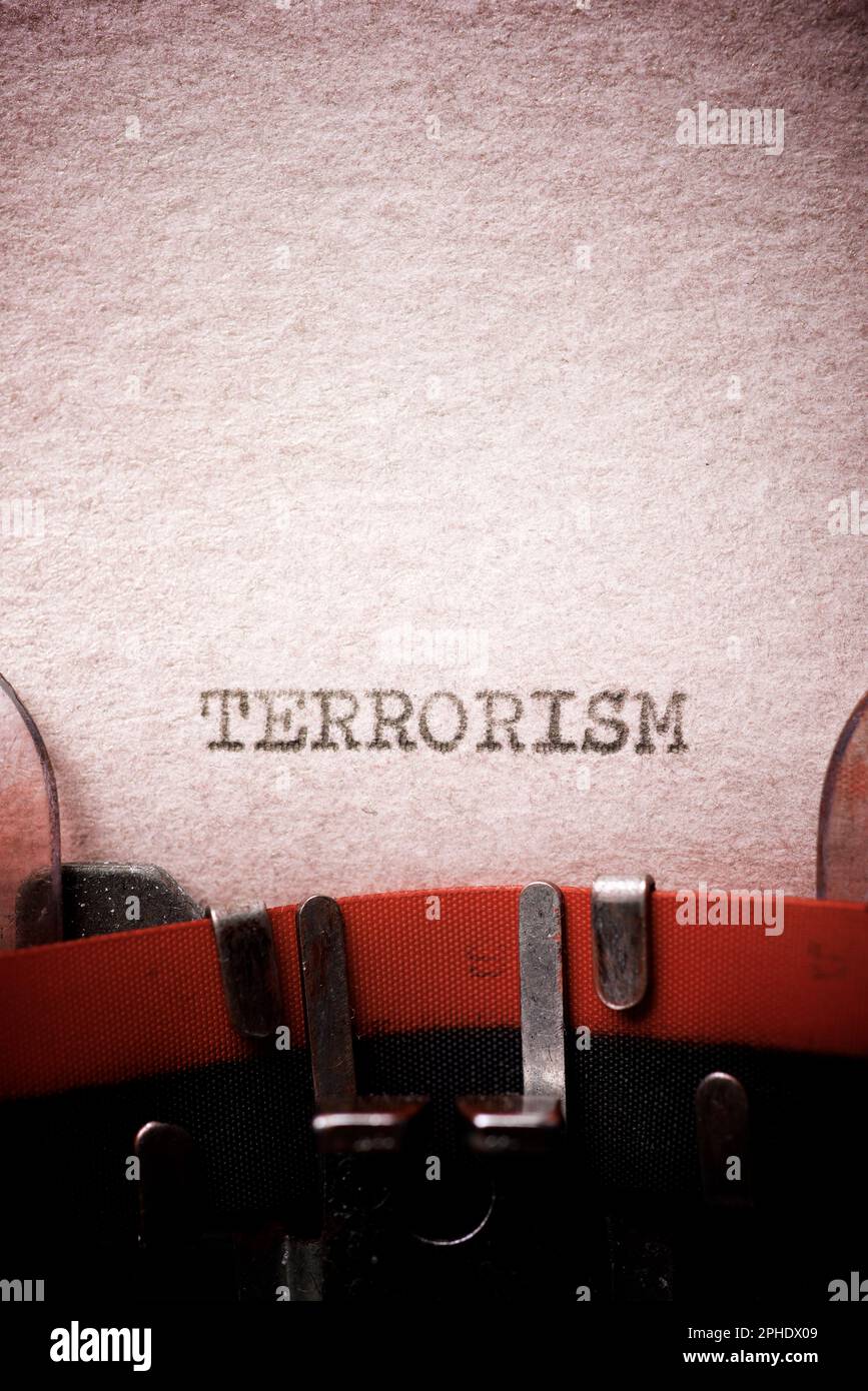 Terrorism word hi-res stock photography and images - Alamy