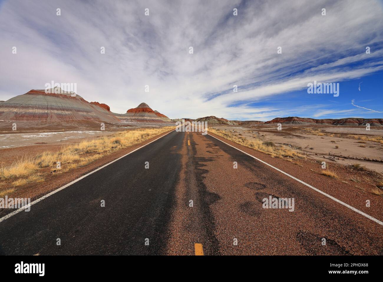 Petrified Forest National Park, a natural attraction place with many ...