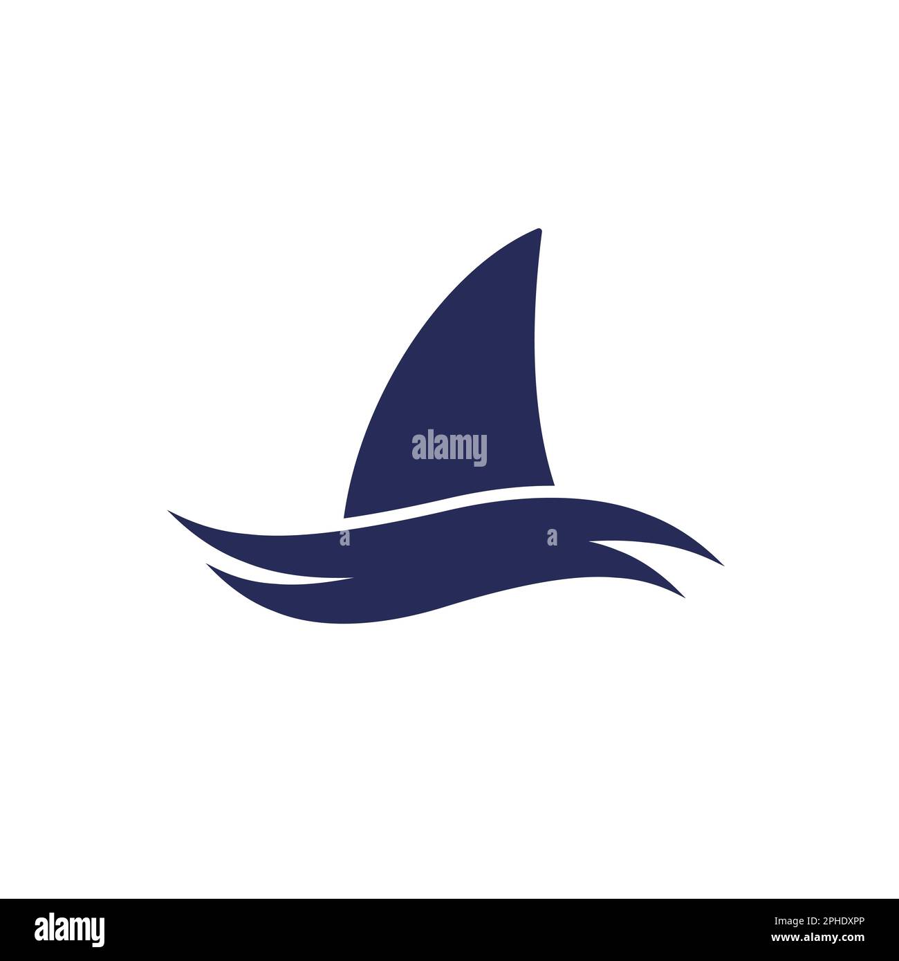 Shark fin icon on white Stock Vector Image & Art - Alamy