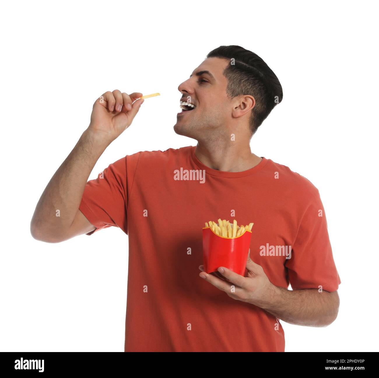 French fry guy hi-res stock photography and images - Alamy