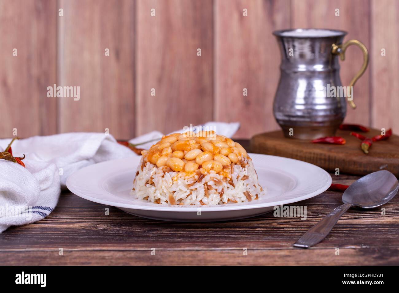 Dry bean pilaf. Prepared with the perfect harmony of dry beans and rice ...