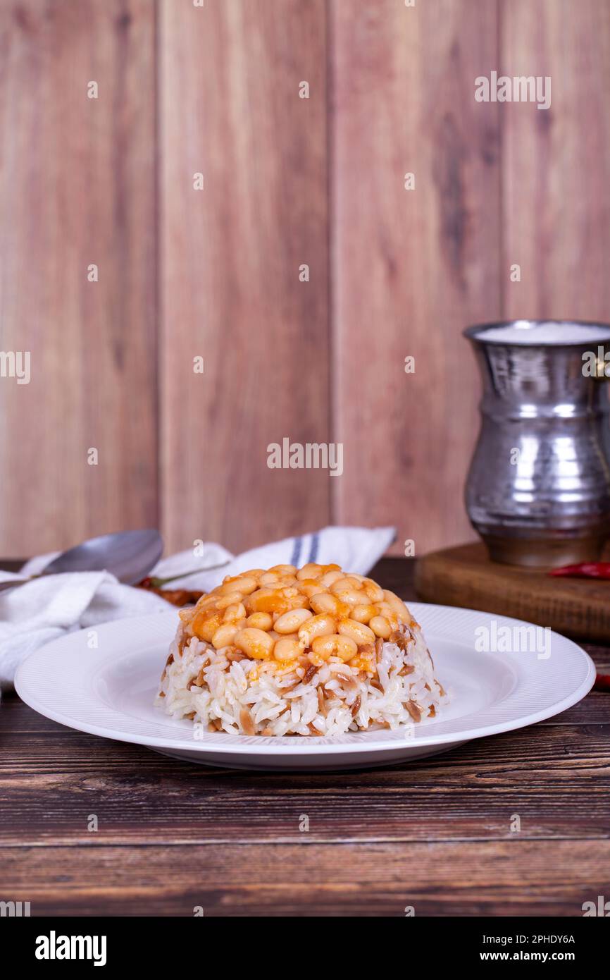 Dry bean pilaf. Prepared with the perfect harmony of dry beans and rice ...