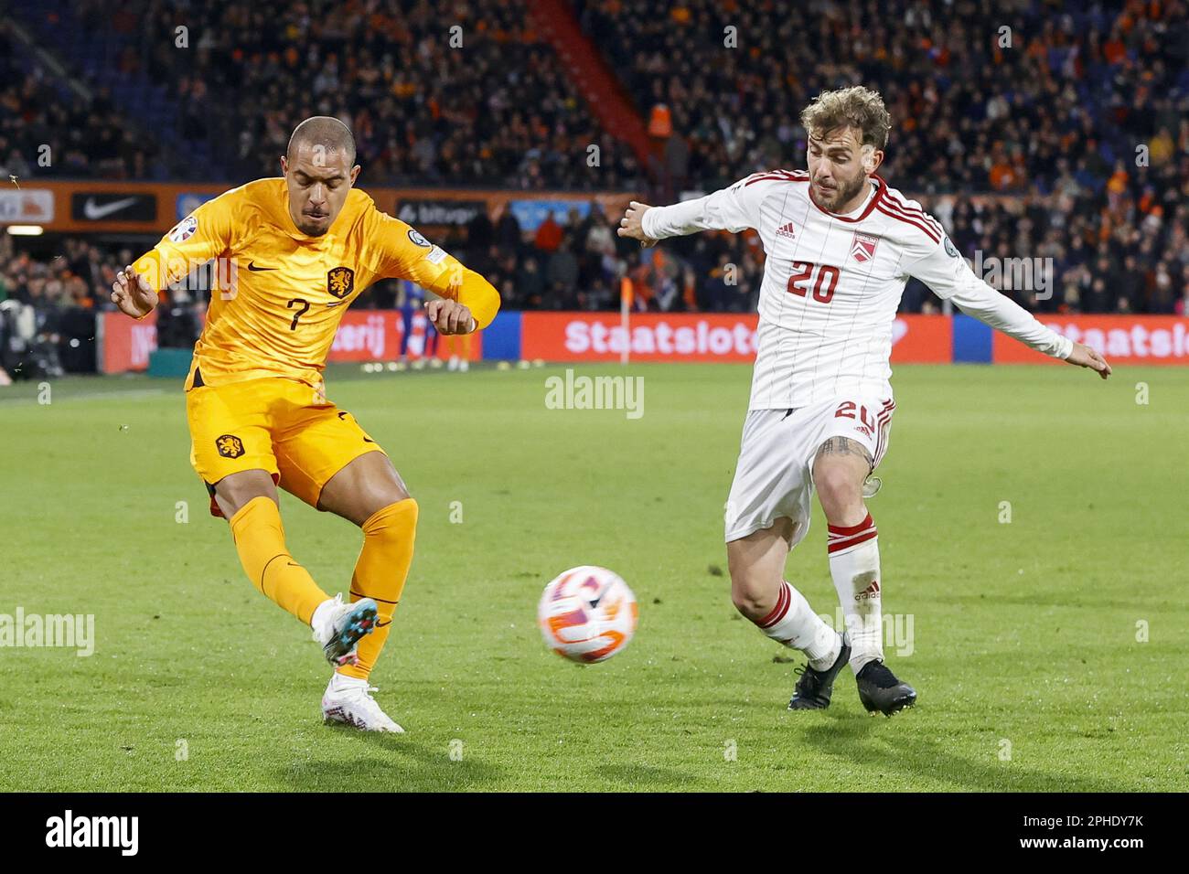 Rotterdam, Netherlands. 27th Mar, 2023. ROTTERDAM, 27-03-2023, Stadion ...