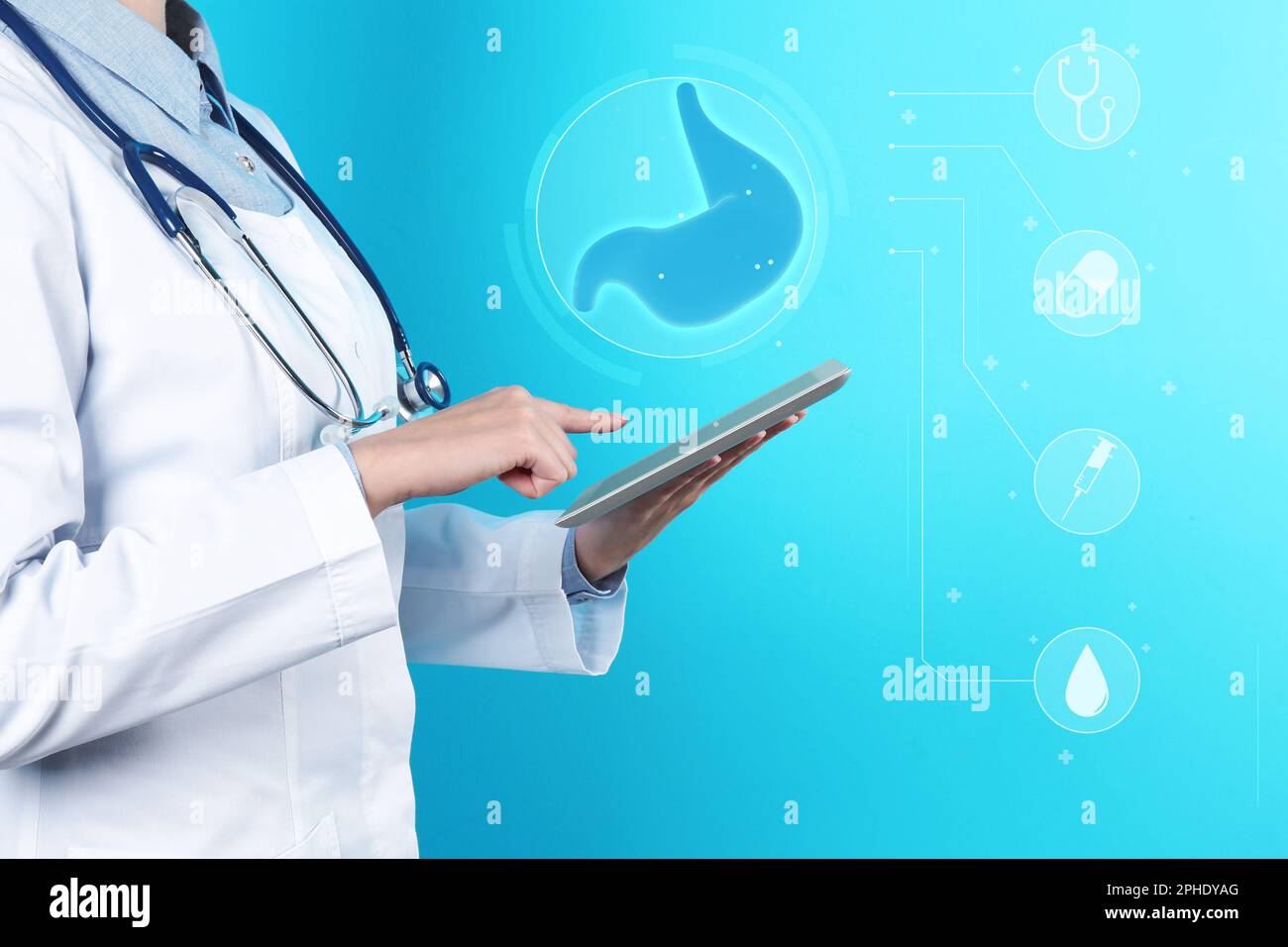 Human digestive system microbiota hi-res stock photography and images ...