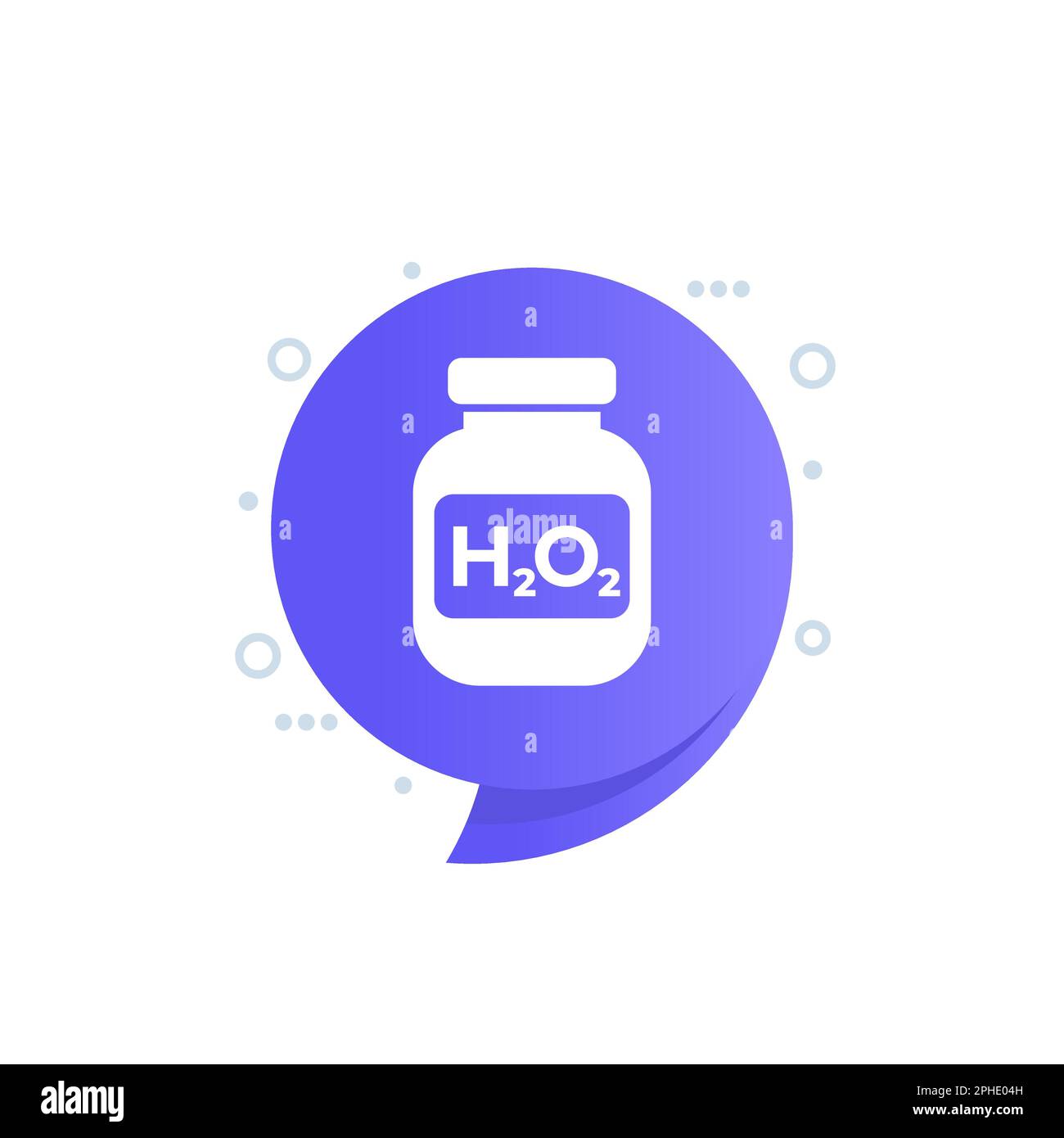 hydrogen peroxide in a bottle icon, vector Stock Vector Image & Art - Alamy