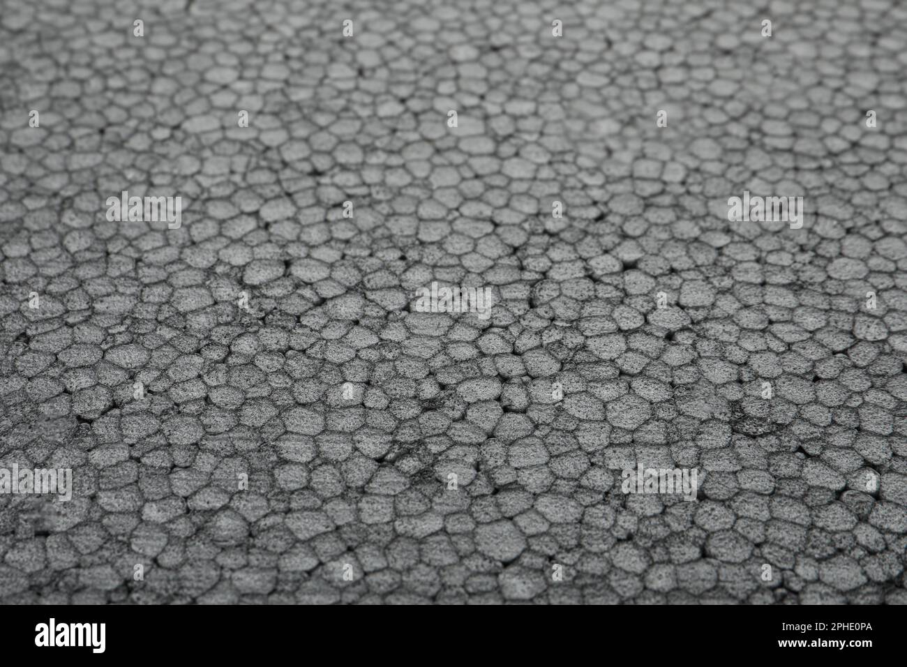 Texture of grey styrofoam sheet as background, closeup Stock Photo - Alamy