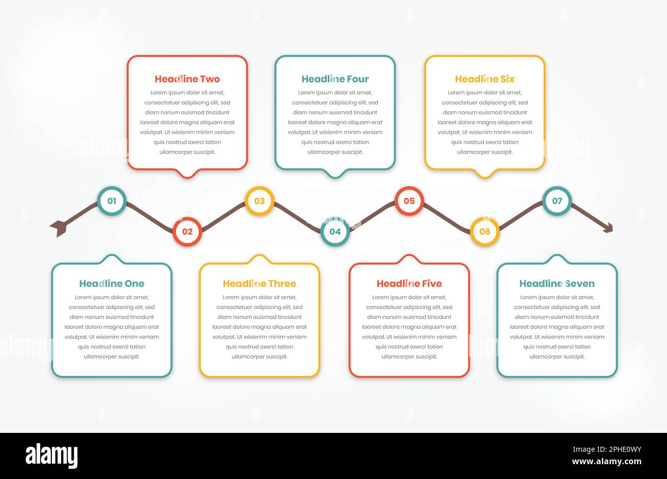 Progress or infographic timeline for data presentation Stock Vector ...