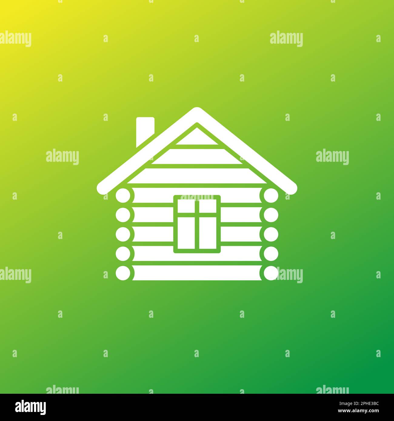 cabin icon, wooden hut vector Stock Vector Image & Art - Alamy