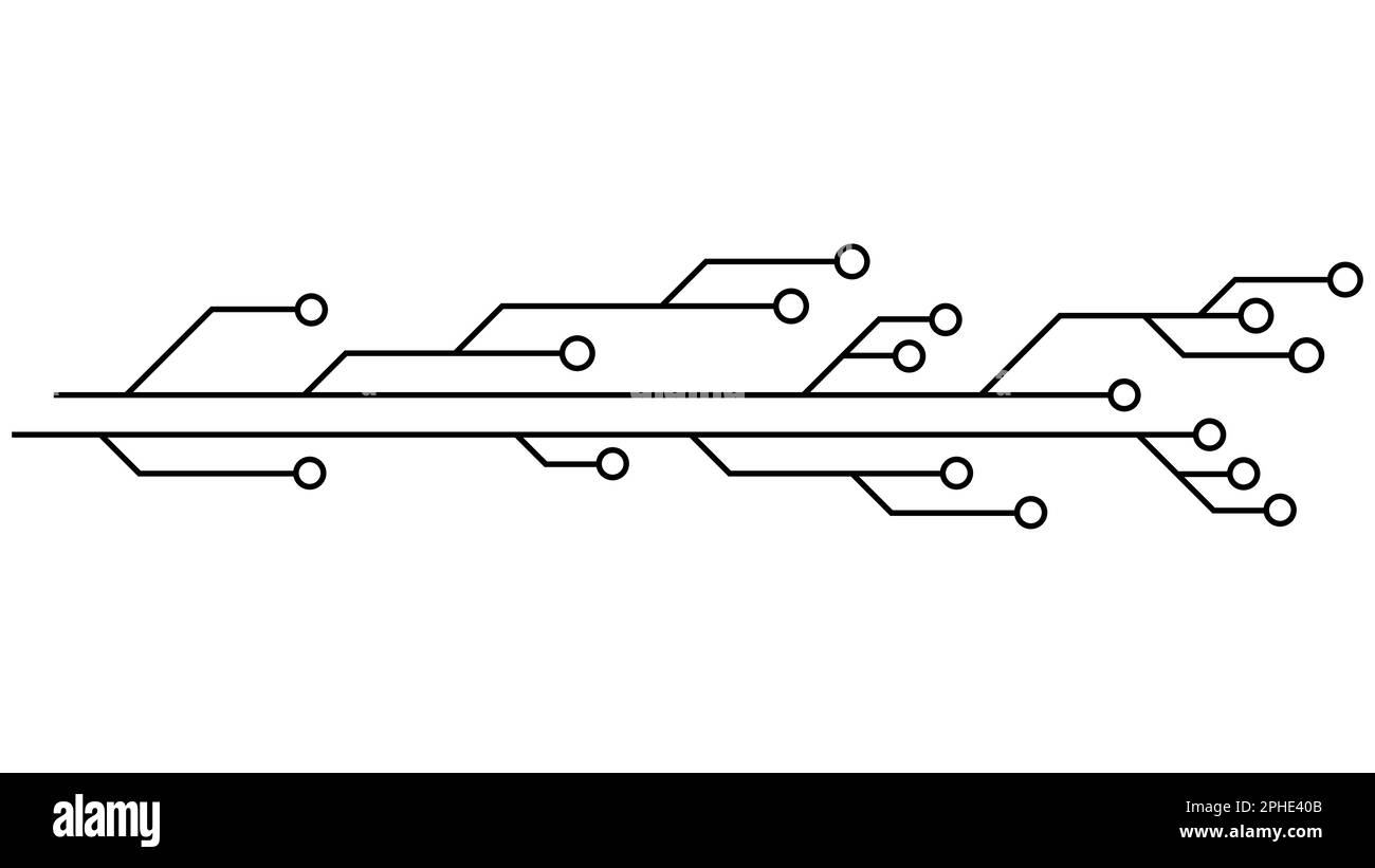Circuit Board Vector Design
