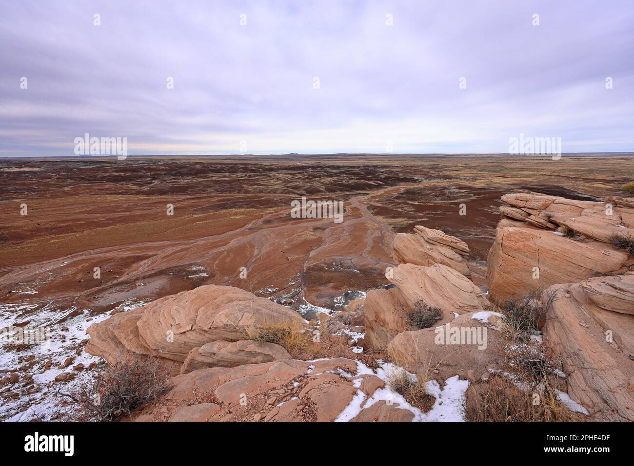 Petrified Forest National Park, a natural attraction place with many ...
