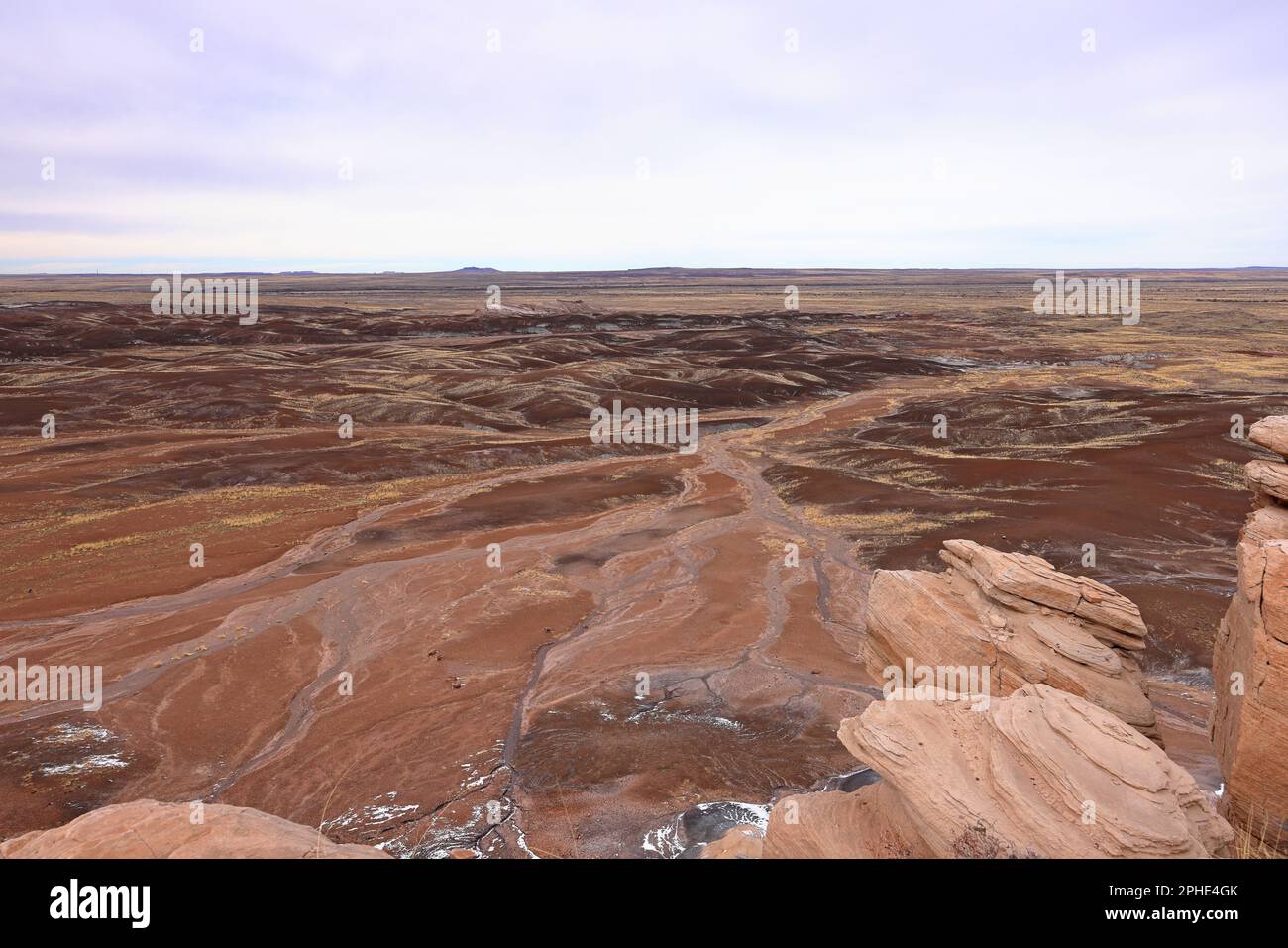 Petrified Forest National Park, a natural attraction place with many ...