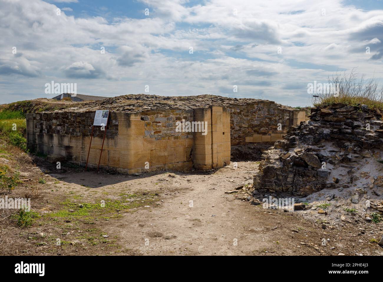 The Halmyris Ruins of the Roman Empire at Tulcea in Romania Stock Photo ...