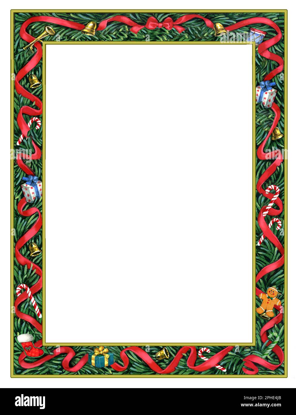 Christmas border frame hi-res stock photography and images - Alamy