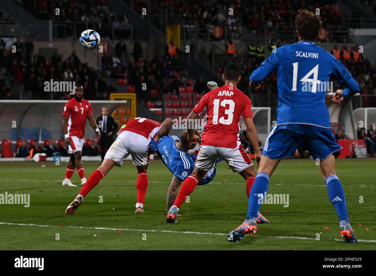 Steve Borg (Malta)Gianluca Scamacca (Italy)Ferdinando Apap (Malta ...