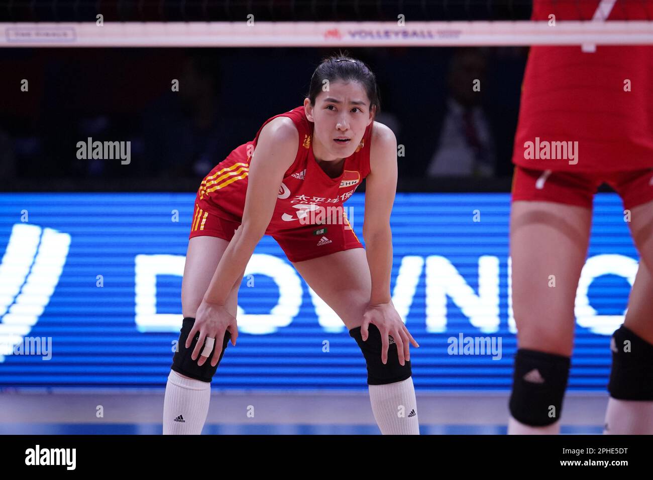 ANKARA, TURKIYE - JULY 14, 2022: Diao Linyu in Italy vs China VNL Quarter Final match in Ankara ...