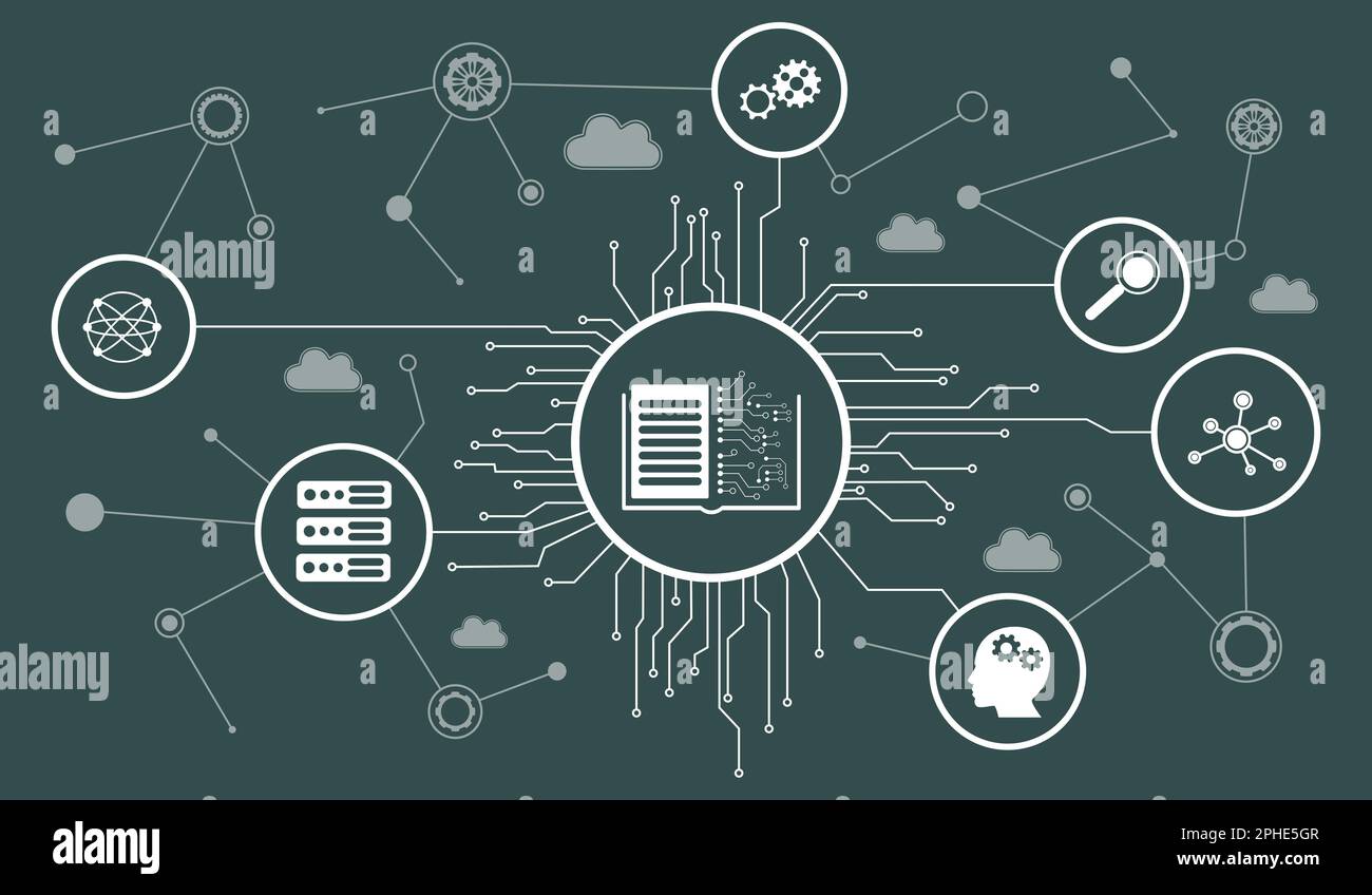 Machine learning processor icon hi-res stock photography and images - Alamy