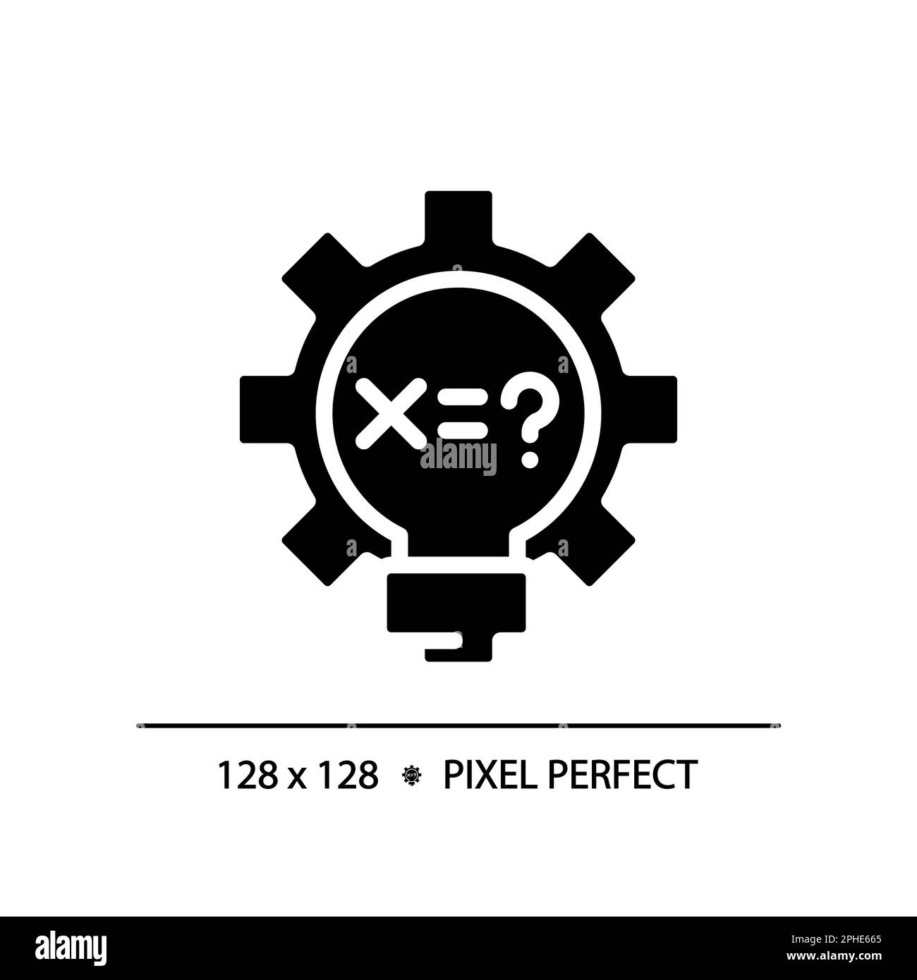 STEM in mathematics pixel perfect black glyph icon Stock Vector Image & Art - Alamy