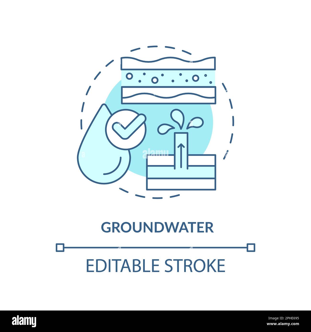 Groundwater turquoise concept icon Stock Vector Image & Art - Alamy Groundwater turquoise concept icon Stock Vector Image & Art - Alamy