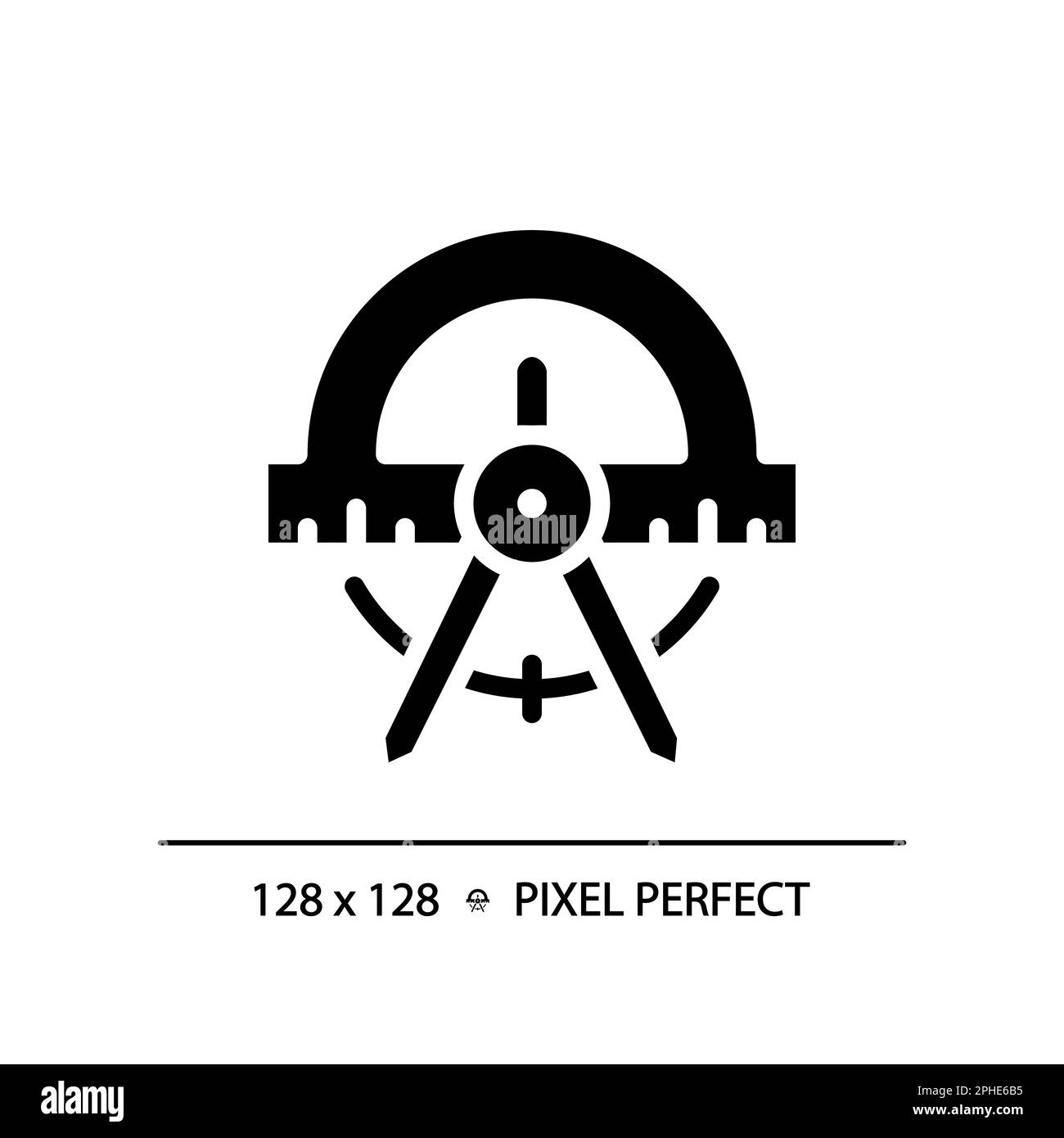 STEM in geometry pixel perfect black glyph icon Stock Vector Image & Art - Alamy