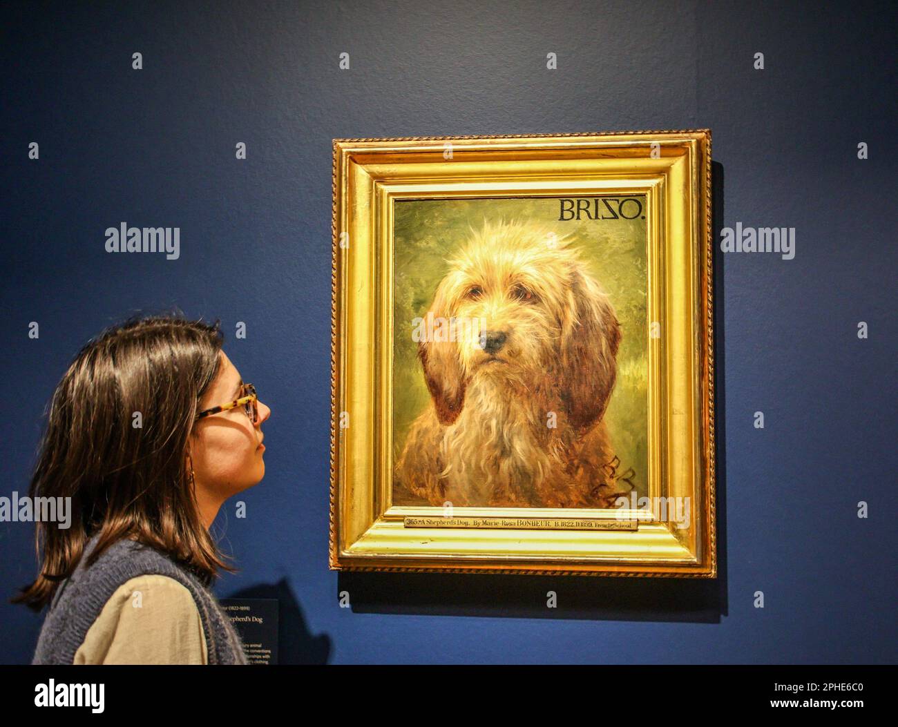 London, UK. 28th Mar, 2023. Rosa Bonheur, Brizo, A Shepherd's Dog, 1864 ...
