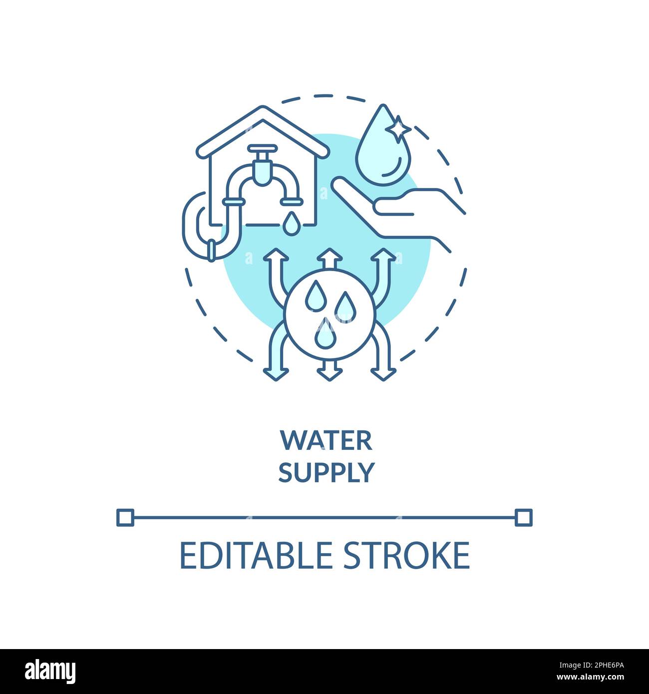 Water supply turquoise concept icon Stock Vector Image & Art - Alamy Water supply turquoise concept icon Stock Vector Image & Art - Alamy