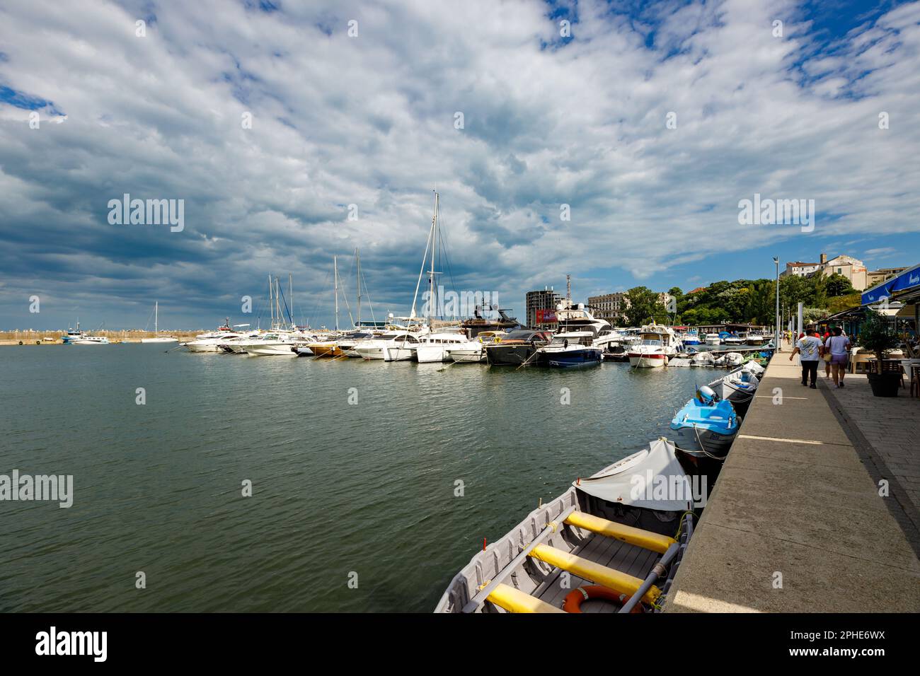 The harbor of Constanta at the Black Sea in Romania Stock Photo - Alamy