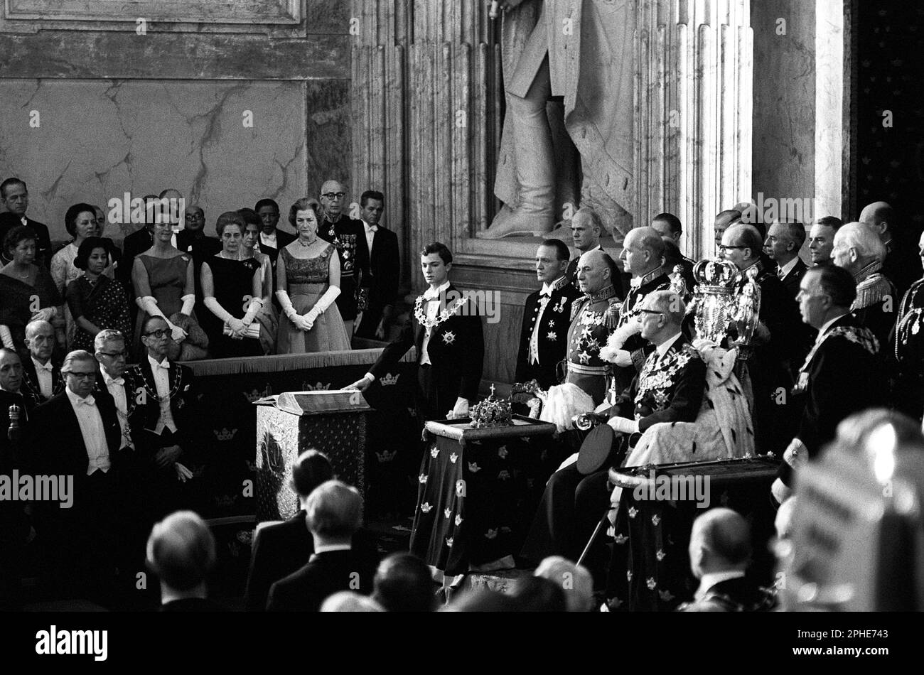 Carl XVI Gustaf, King of Sweden. Born 30 april 1946. Pictured when ...