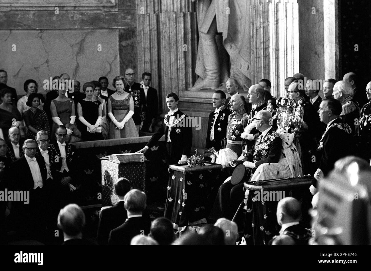 Carl XVI Gustaf, King of Sweden. Born 30 april 1946. Pictured when ...