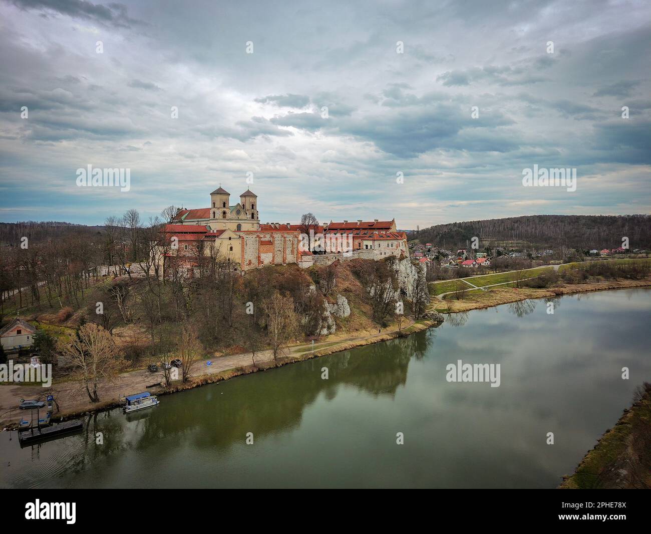 Historic buildings of the monastery in Tyniec, Poland Stock Photo - Alamy