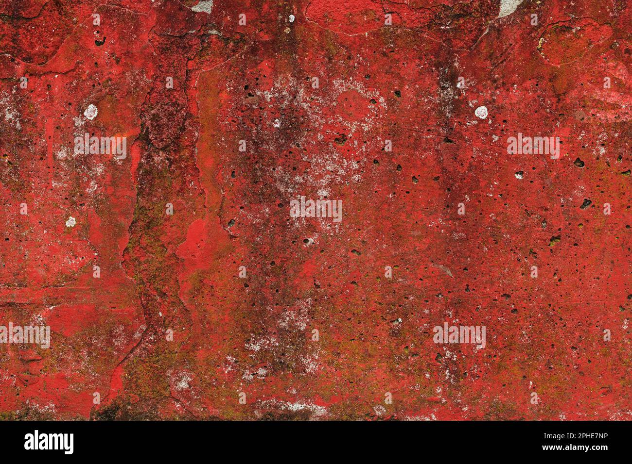 Worn red concrete wall surface as grunge texture and background Stock ...