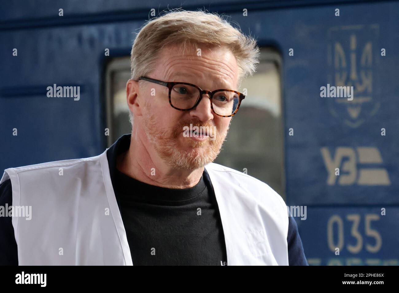 KYIV, UKRAINE - MARCH 27, 2023 - Christopher Stokes, MSF Chief ...