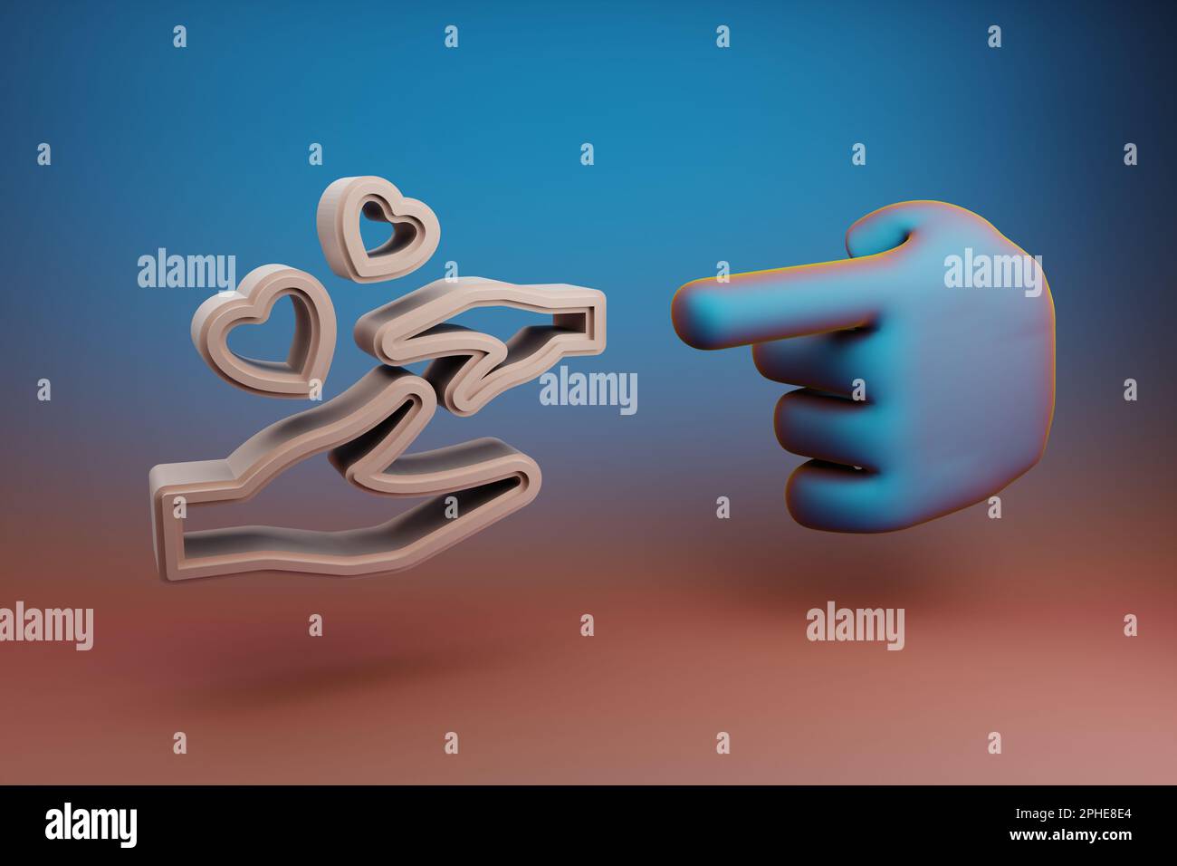 Beautiful illustrations abstract Hand index finger points to SSS symbol ...